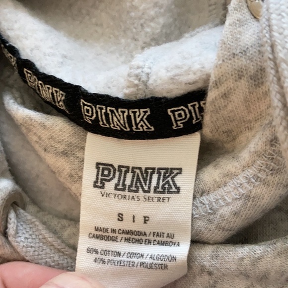 PINK Victoria's Secret | Tops | Rare Vs Pink Leopard Print Hoodie ...